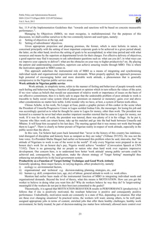 Towards a better public service management in nigeria the ‘target ...