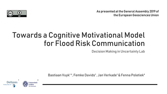 Towards a Cognitive Motivational Model for Flood Risk Communication | PDF