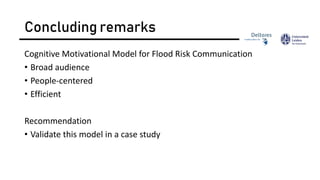 Towards a Cognitive Motivational Model for Flood Risk Communication | PDF