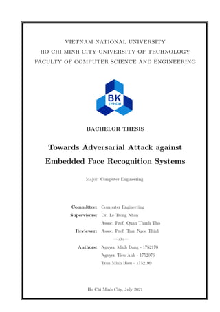 Towards Adversarial Attack against Embedded Face Recognition Systems , Nguyen Minh Dang.pdf