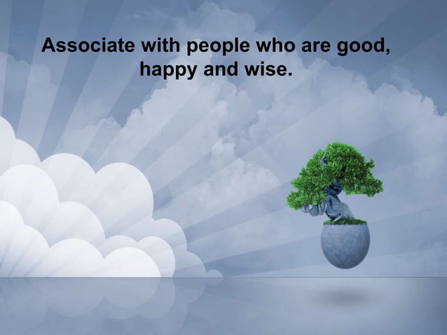 Towards A Happy Life | PPT