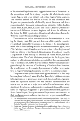 Towards a new state in Myanmar | PDF