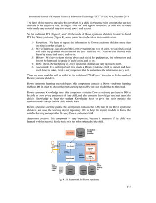 Towards an intelligent tutoring system to down syndrome | PDF