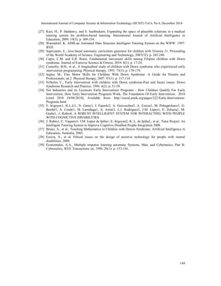 Towards an intelligent tutoring system to down syndrome | PDF