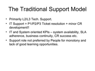 Towards an it support model | PPT