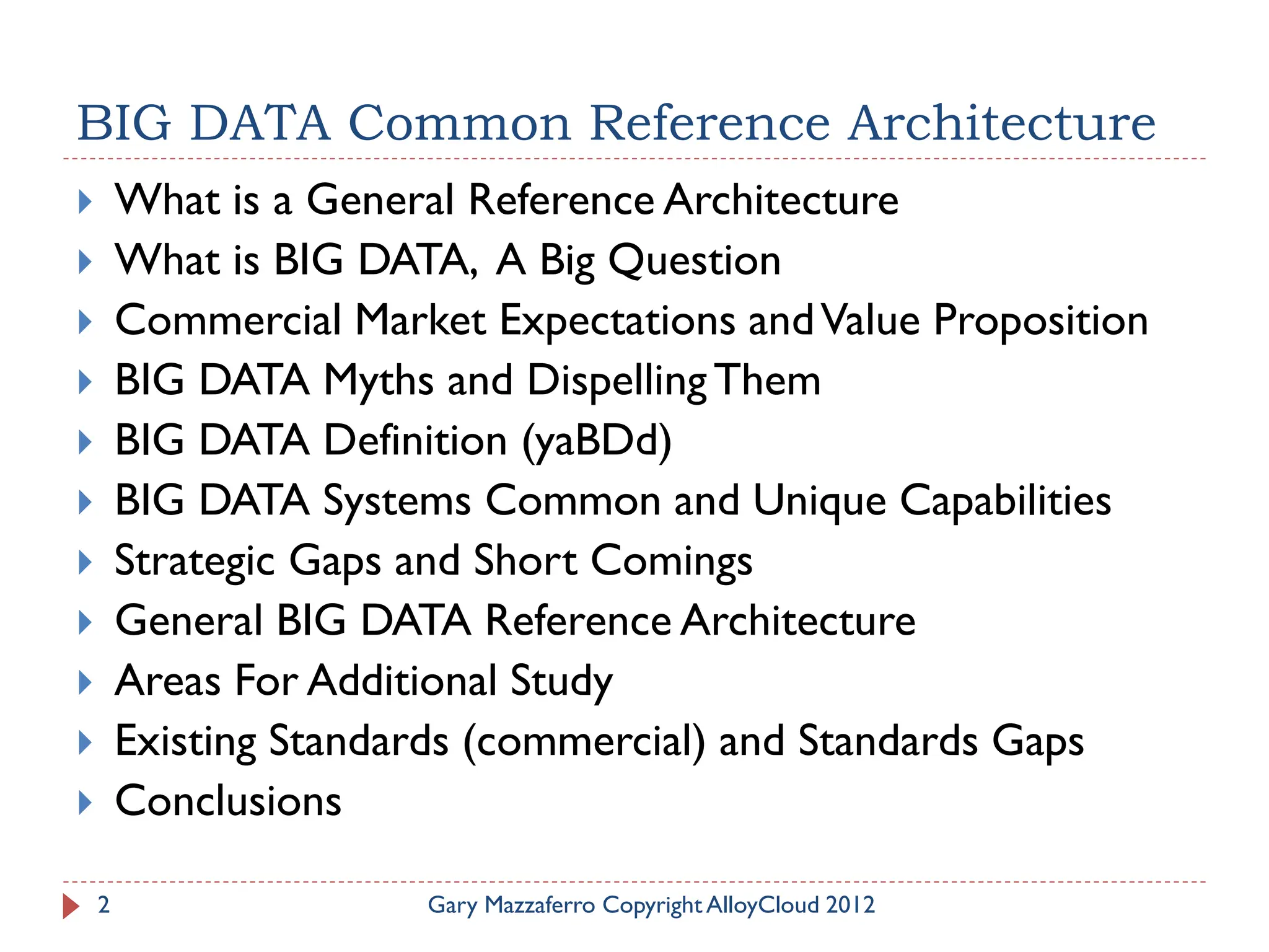 Towards A Reference Architecture For Big Datapdf