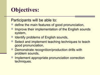Towards better pronunciation | PPT