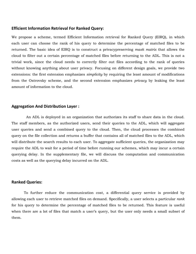 Towards differential query services in cost efficient clouds | PDF