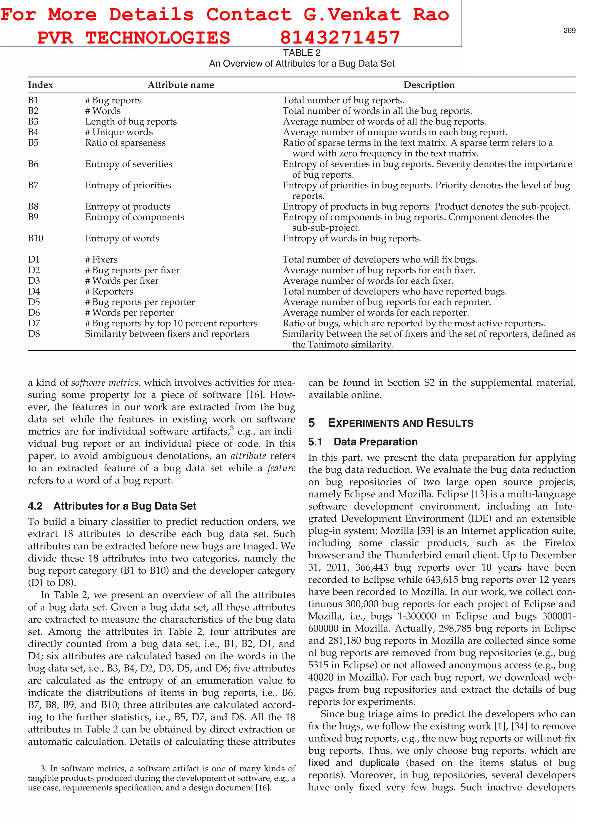 Towards effective bug triage with software data reduction techniques | PDF