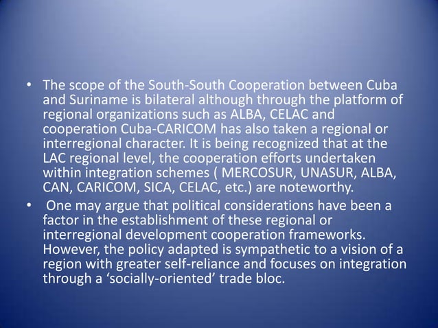 Towards effective south south cooperation | PPTX