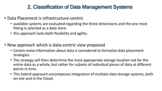 Towards granular data placement strategies for cloud platforms | PPTX | Databases | Computer ...