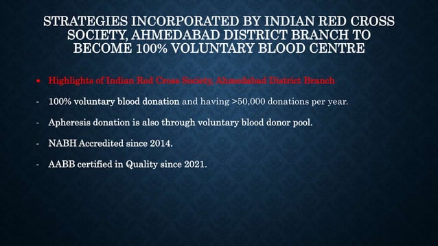 TOWARDS IMPLEMENTATION OF 100% VOLUNTARY BLOOD DONATION.pptx