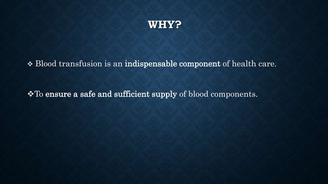 TOWARDS IMPLEMENTATION OF 100% VOLUNTARY BLOOD DONATION.pptx