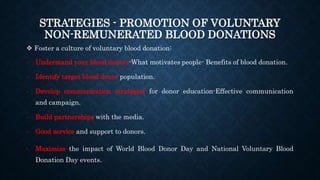 TOWARDS IMPLEMENTATION OF 100% VOLUNTARY BLOOD DONATION.pptx