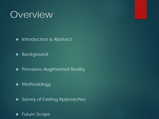 Towards Pervasive Augmented Reality | PDF