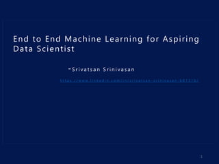 Real World End to End machine Learning Pipeline | PDF