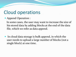 Towards secure and dependable storage | PPT