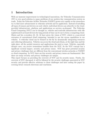 Towards secure vehicular clouds | PDF