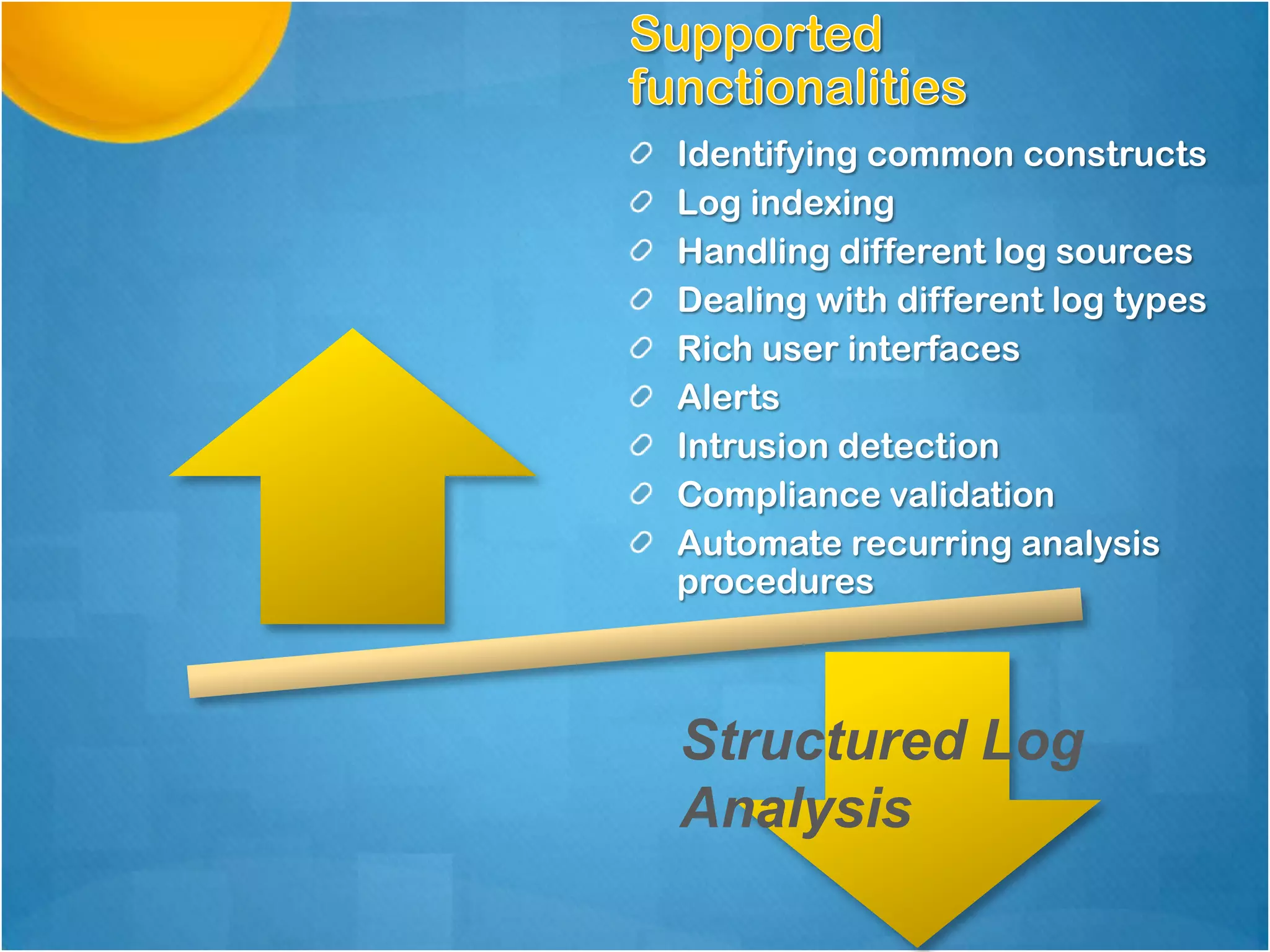 Towards structured log analysis | PPT