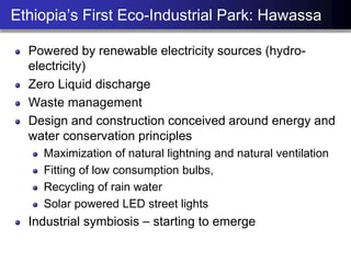 Towards sustainable industrialization the role of eco-industrial parks ...