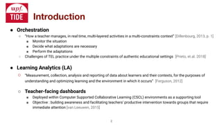 Towards teacher orchestration load aware teacher-facing dashboards v2.0 | PDF