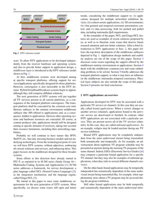 Towards the convergence of digital tv systems | PDF