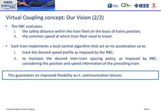 Towards railway virtual coupling | PPT