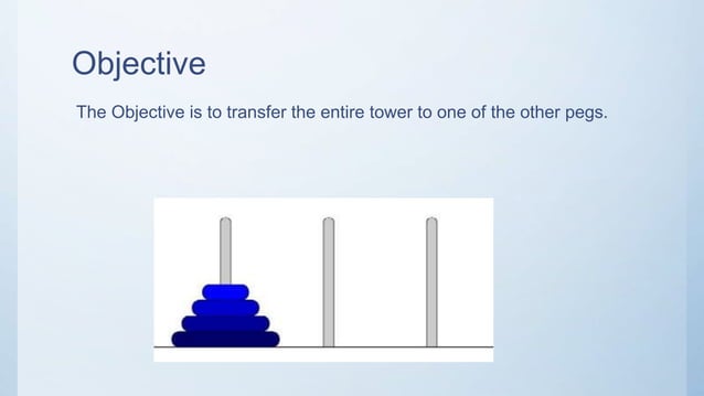 Tower of hanoi | PPTX