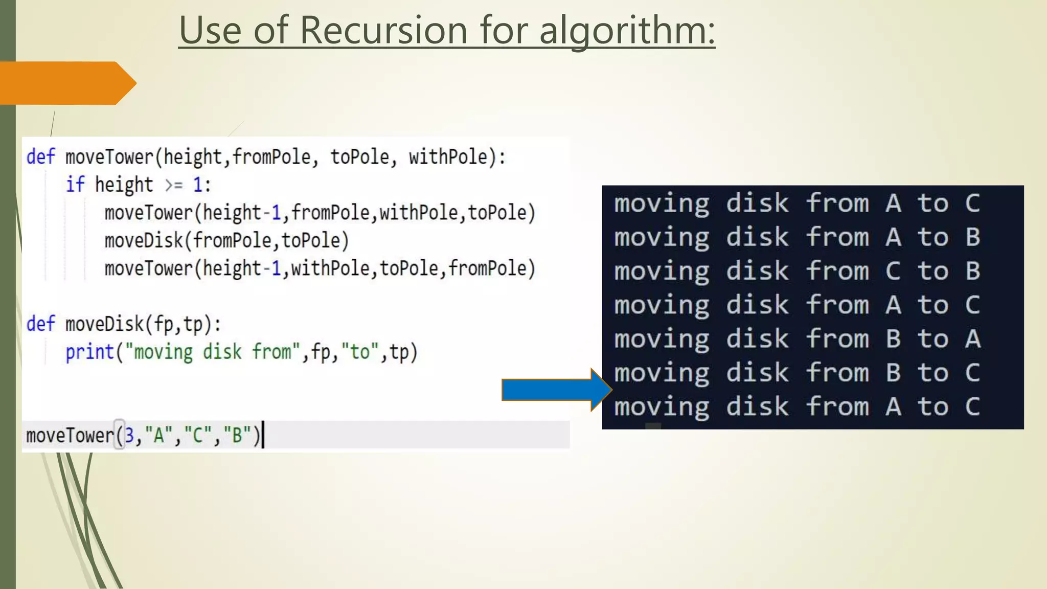 Tower Of Hanoi | PPTX