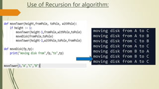 Tower Of Hanoi | PPTX