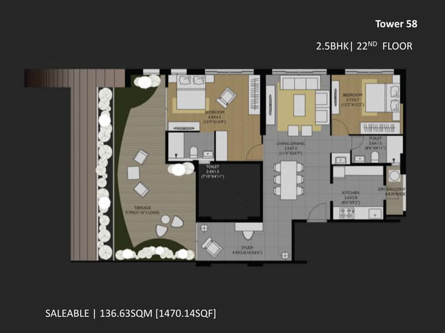 Amanora Future Towers 58 floor plans | PPTX