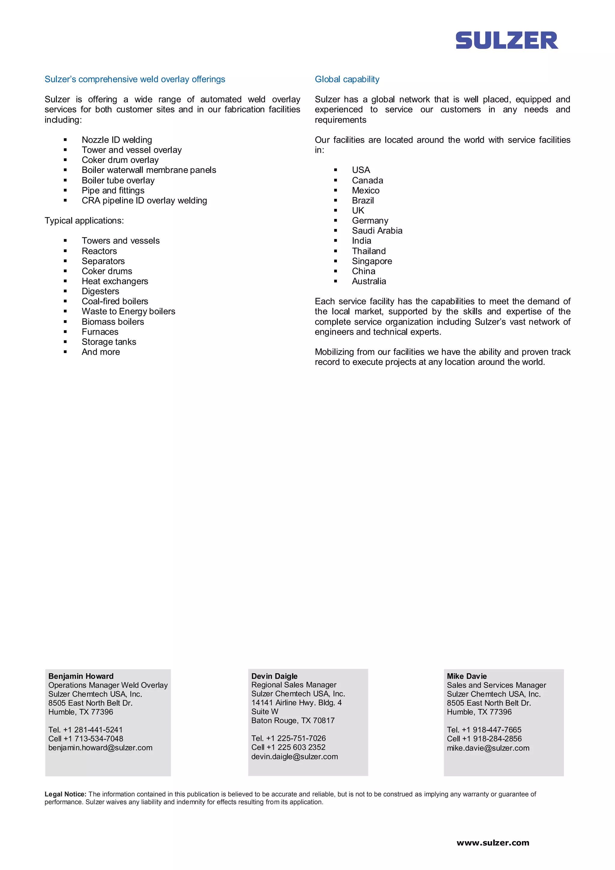 Tower and vessel weld overlay | PDF