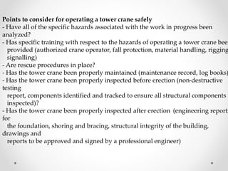 Tower crane | PPTX