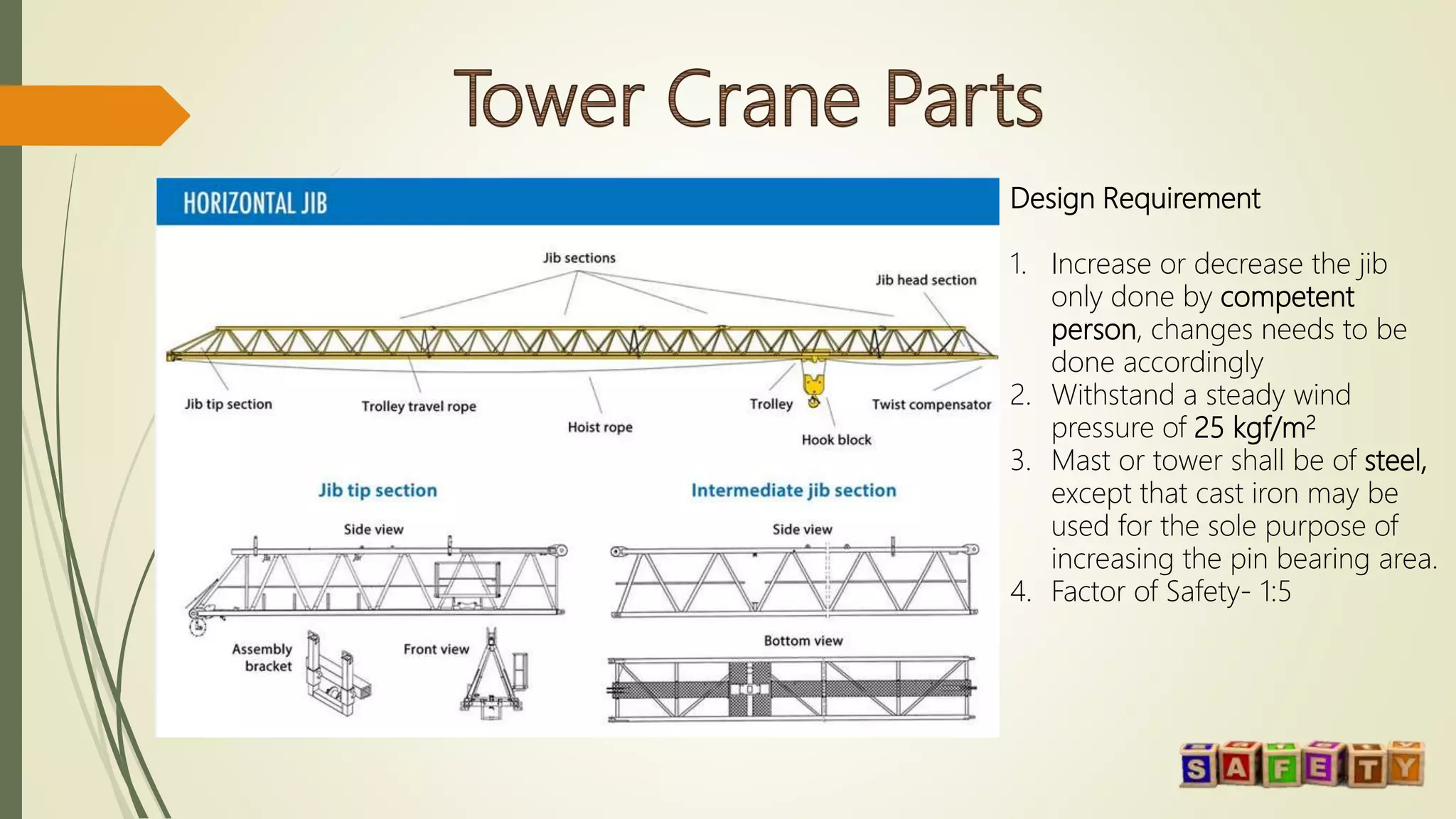 Tower crane safety | PPTX