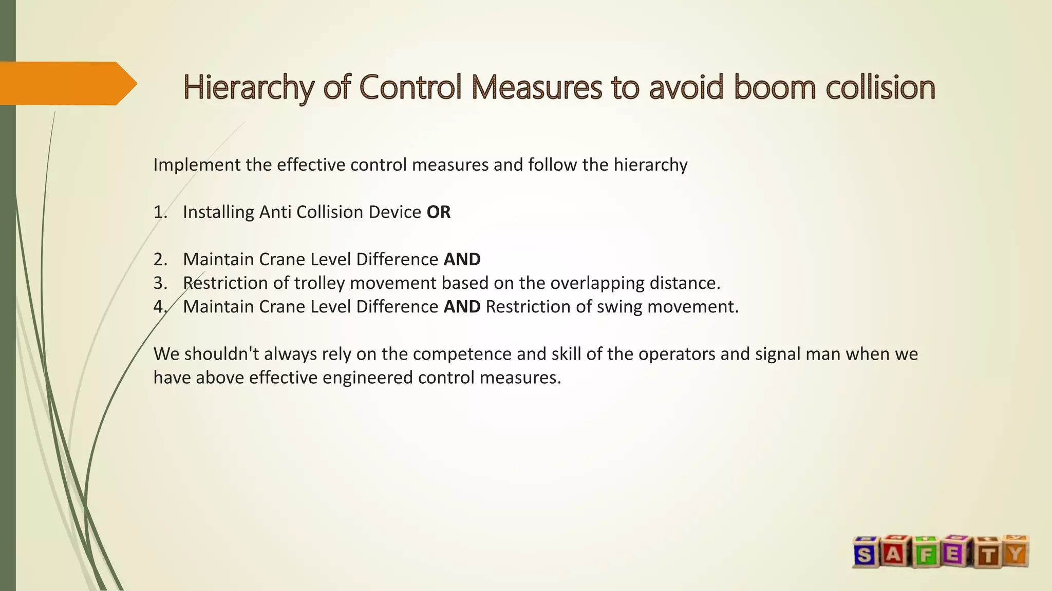 Tower crane safety | PPTX