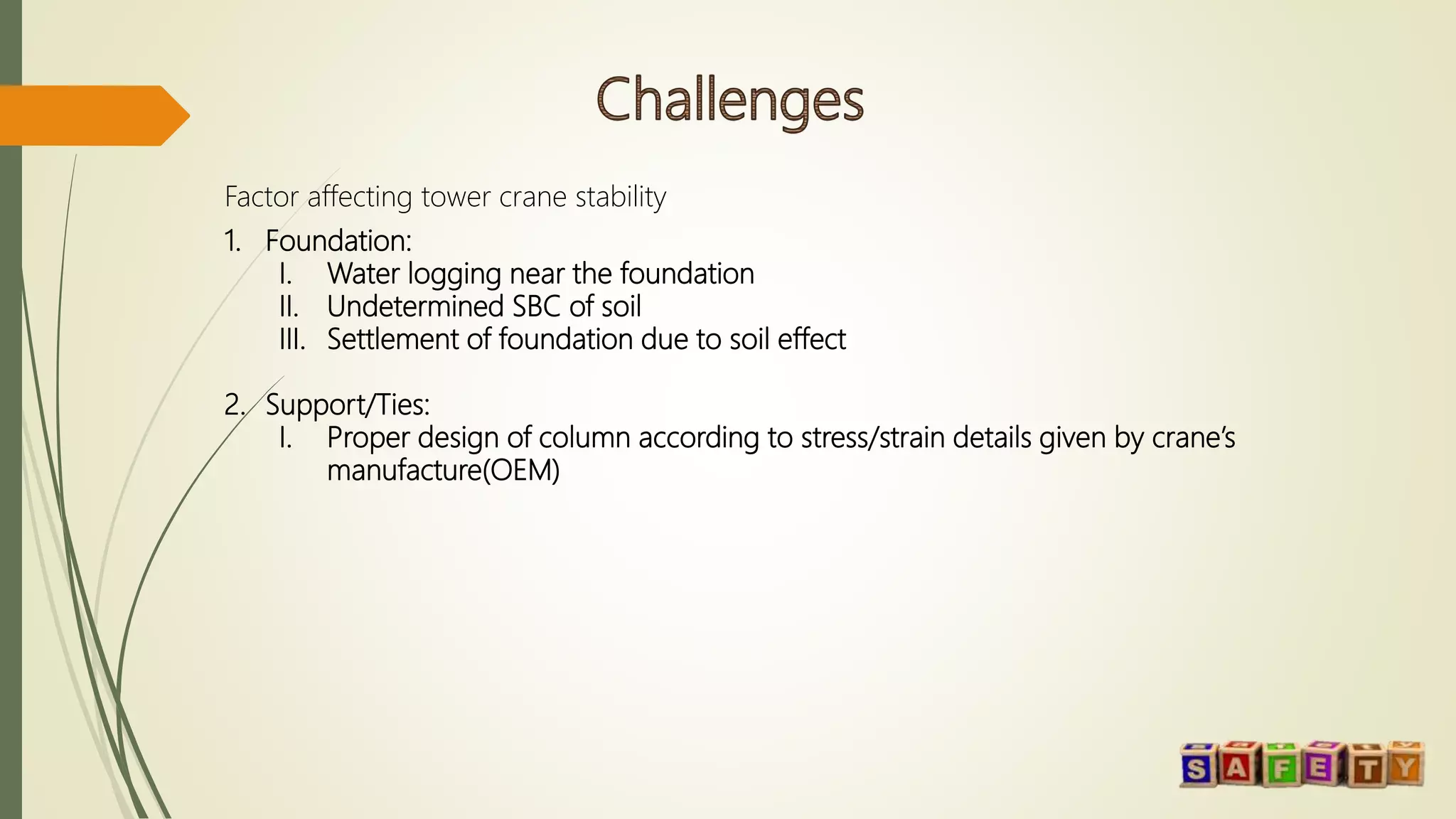 Tower crane safety | PPTX