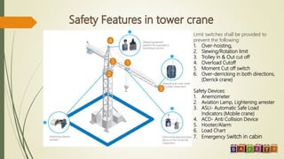 Tower crane safety | PPTX