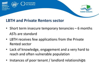 London Borough of Tower Hamlets | PPTX | Government Support and Welfare ...