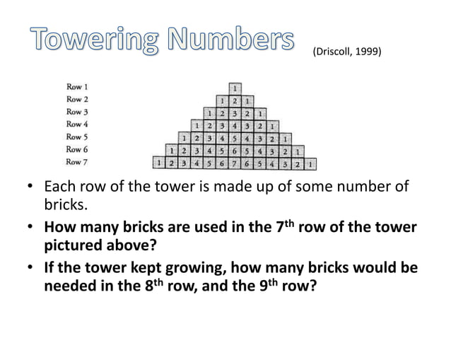 Towering numbers-5min | PPTX