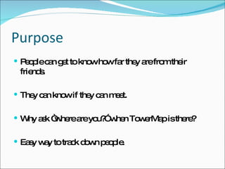 TowerMap | PPT | Computing | Technology & Computing