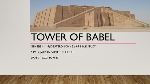 Tower of Babel (Genesis 11:1-9) Bible Study | PDF | Christianity ...