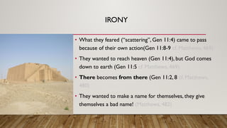 Tower of Babel (Genesis 11:1-9) Bible Study | PDF