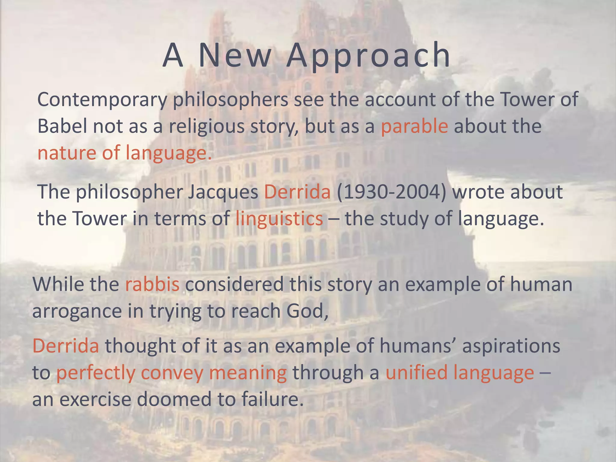 The Tower of Babel | PPTX