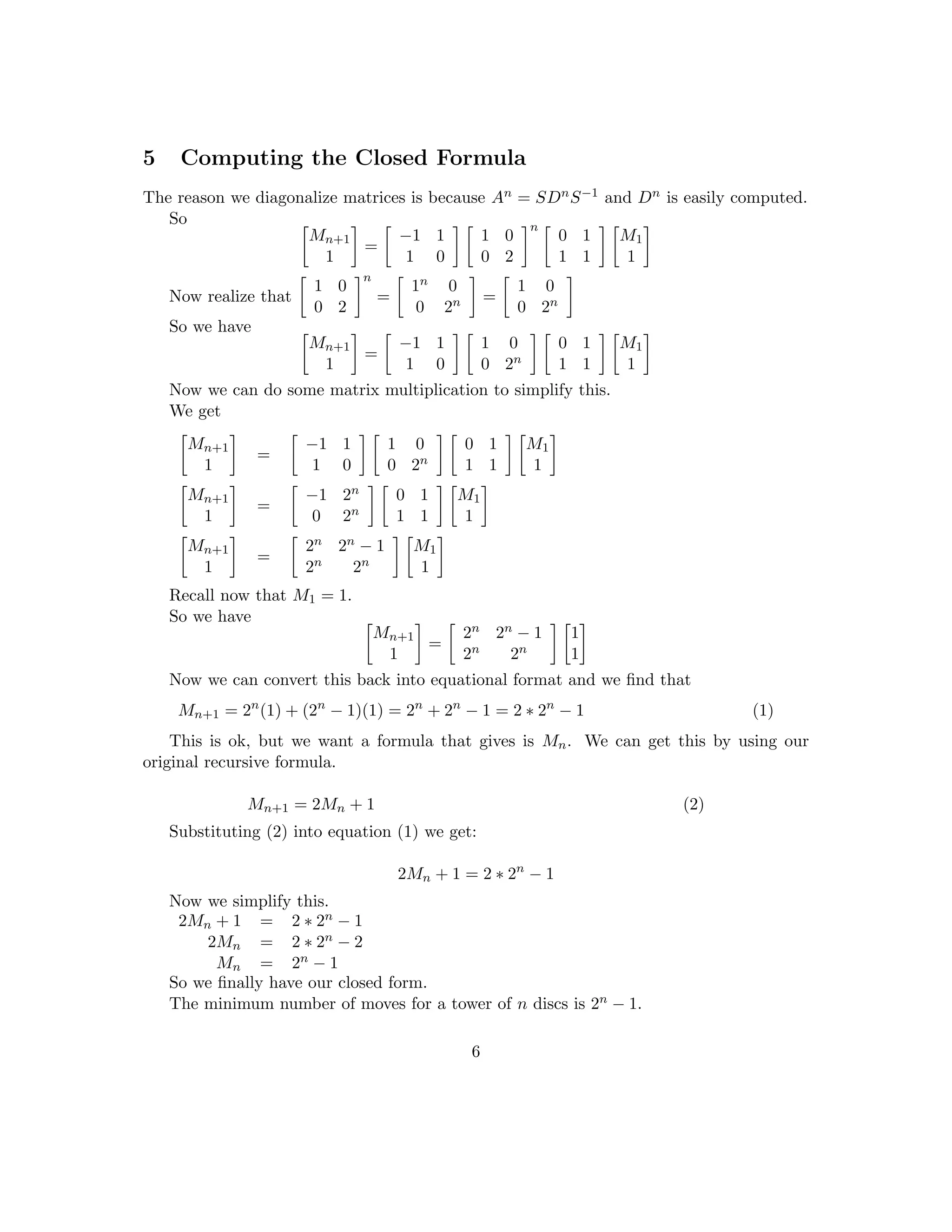 Tower of hanoi problem | PDF