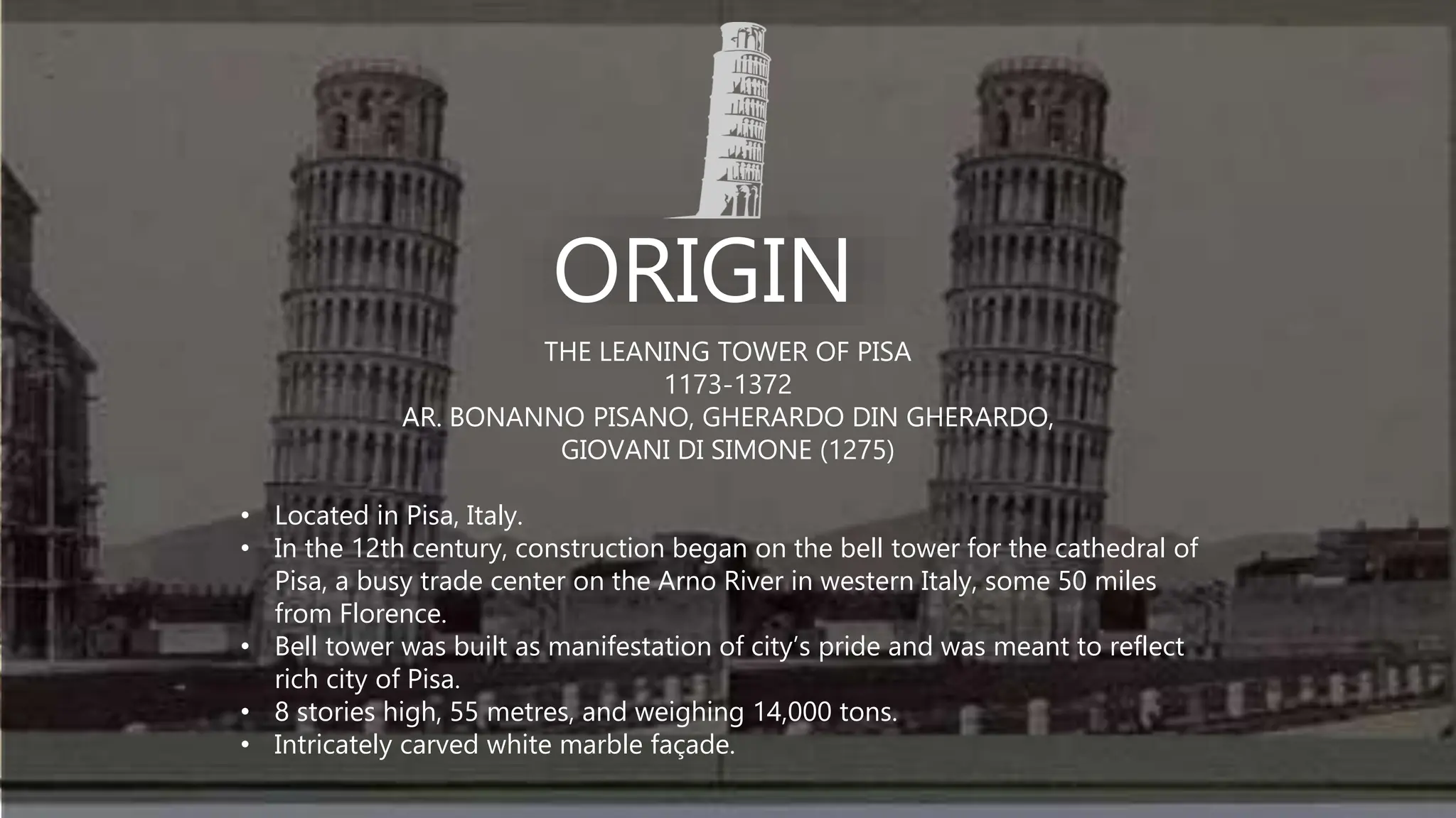 tower of pisa ARCHITECTURE REPORTS.pptx