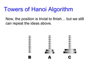 Towers Hanoi Algorithm | PPT