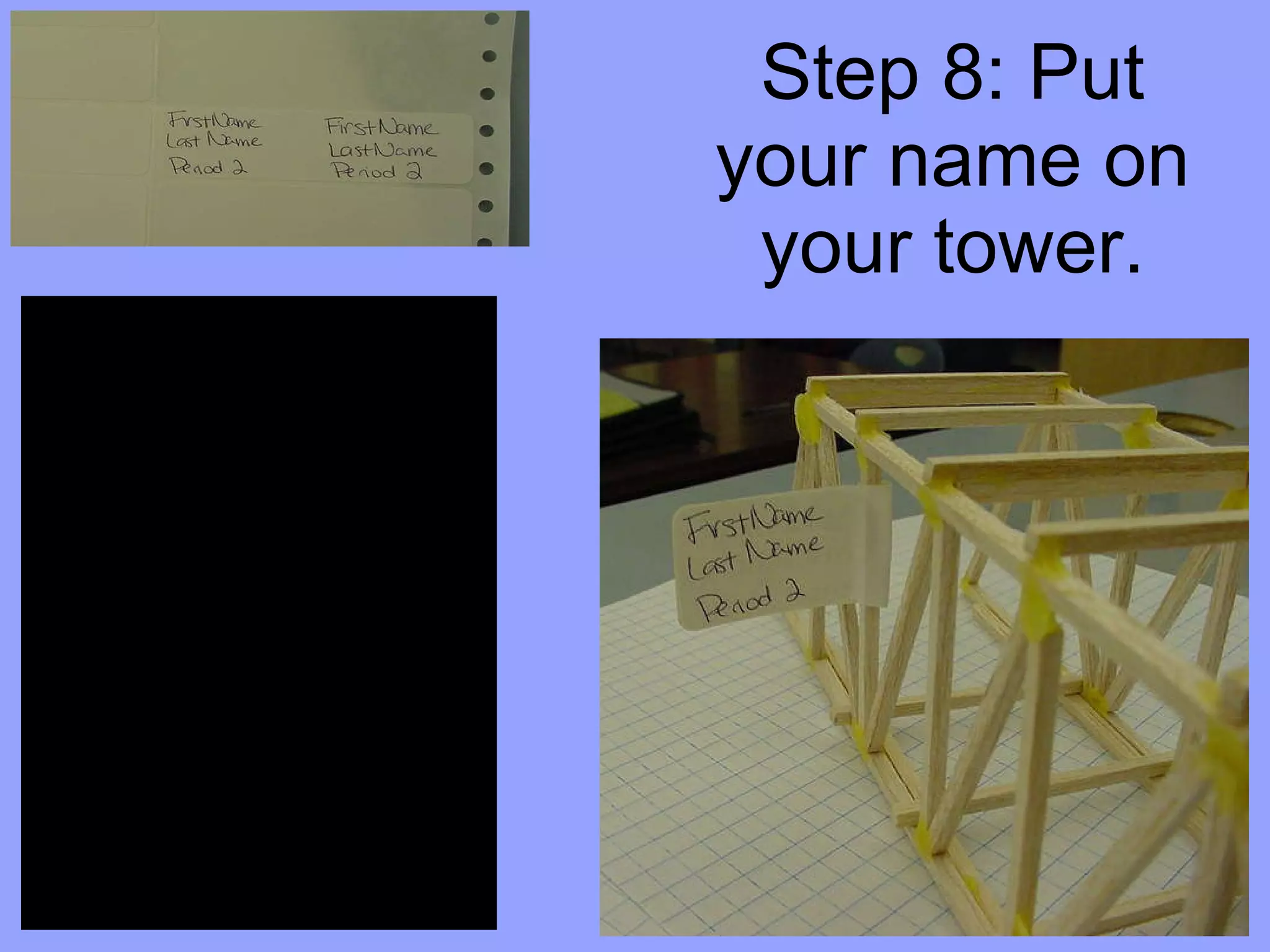 How to Build a Tower | PPT