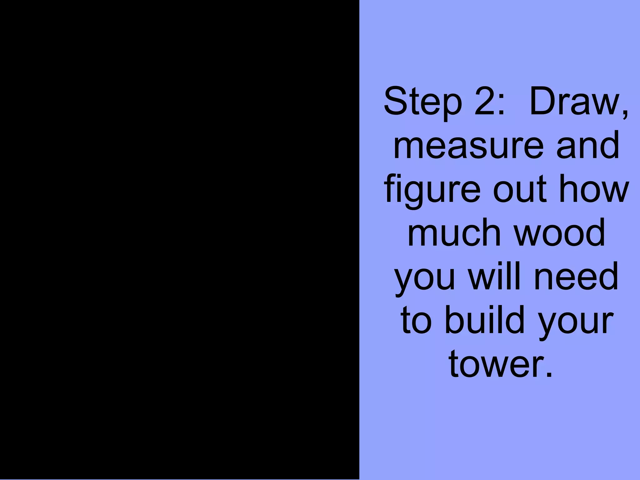 How to Build a Tower | PPT