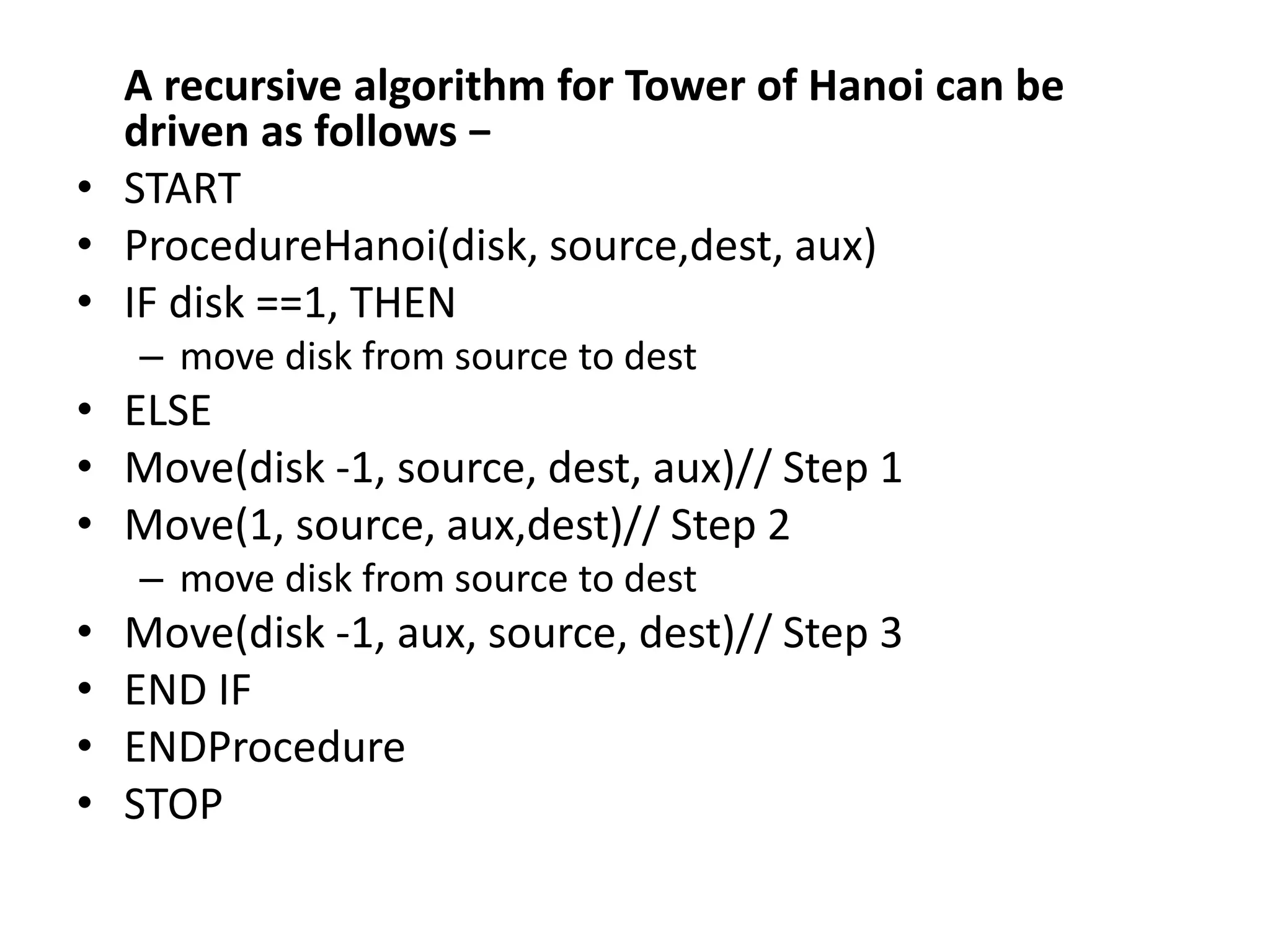 Tower of Hanoi | PPTX