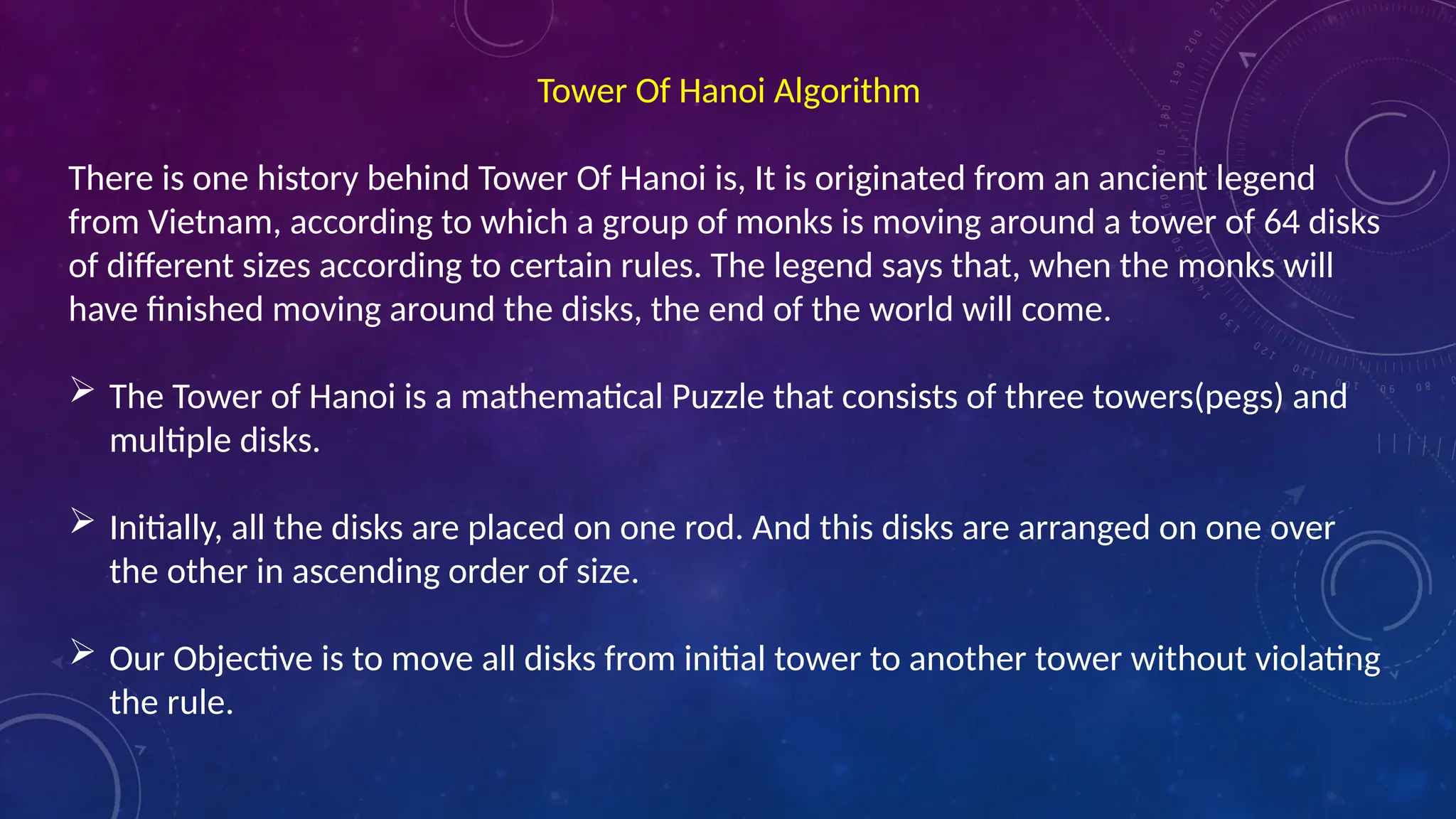 TOWERS OF HANOI_problemsolutionandexplanationwithalgorithm.pptx